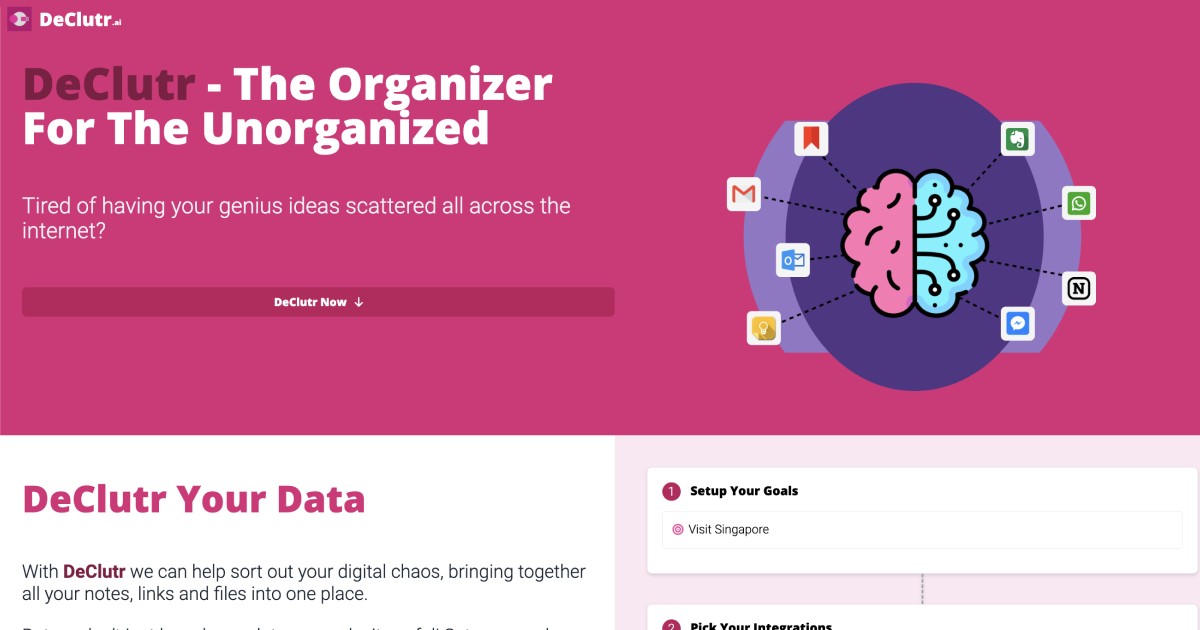 DeClutr - The organizer for the unorganized - private beta